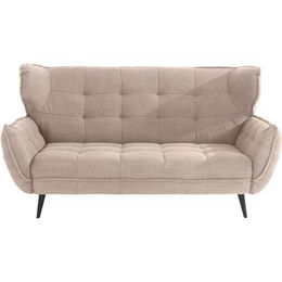 LEONIQUE 2-Sitzer »Ariana« Big-Sofa bzw. stylischer Hochlehner natural 0