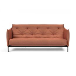 INNOVATION LIVING 3-Sitzer »Junus innovativ und bequem, Schlafsofa« mit schmalen Armlehnen, tolle Verstellmöglichkeiten, Designschlafsofa Rost