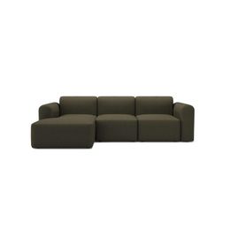 TENKSOM Ecksofa »Rund, Relax-Ecke, Big-Sofa, Endless Seating, « Bezüge wechselbar, Kaltschaum im Sitz, Nordic Swan Ecolabel Waldgrün
