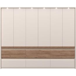 Places of Style Kleiderschrank &raquo;Invictus, UV lackiert, kratzfest, FSC-zertifiziert, grifflose Optik&laquo; abgerundete Schubladen aus MDF im Holzdekor,...