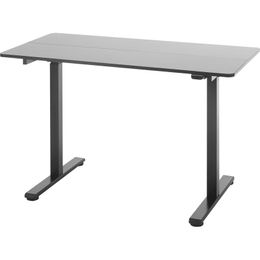 MCA furniture Schreibtisch »Nakuru« elektrisch höhenverstellbar von 72-122 cm, Breite 120 cm Schwarz + Schwarz + Schwarz