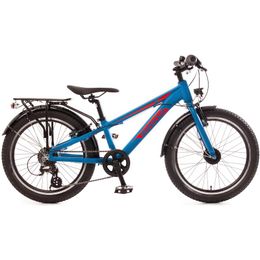 Bachtenkirch ATB »20" "SWOP" Jugendfahrrad matt-blau« 7 Gang Shimano Altus Schaltwerk Kettenschaltung mattblau+schwarz