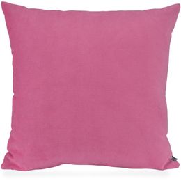 HOCK H.O.C.K. Dekokissen »Versatil« Sofakissen inkl. Füllung, 50x30cm, einfarbig, pink, Samt, Dekokissen pink + unifarben Obermaterial: 80% Polyester,...