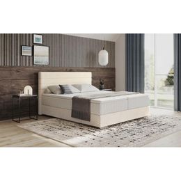 MR. COUCH Boxbett »Stratus 2« inkl. Bettkasten und Matratze Stripes 8622 nature