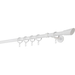 mydeco Gardinenstange &raquo;20mm Rag Wandtr&auml;ger 14 cm&laquo; 1 l&auml;ufig-l&auml;ufig Fixma&szlig; wei&szlig; B/L: 260 cm
