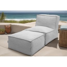 DOMO collection Sofaelement »Fiu: einfach aufblasbar, für Camping, Garten, Terrasse, Balkon« wetterfester Outdoor Sessel 75/115/73 cm, klein...