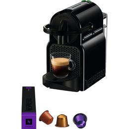 Nespresso Kapselmaschine »Inissia EN 80.B von DeLonghi, Black« inkl. Willkommenspaket mit 7 Kapseln schwarz