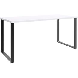 wimex Schreibtisch »Home Desk« Mit Metallkufen, in 3 Breiten schwarz + Weiß