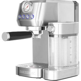 Gastroback Espressomaschine »42722 DESIGN ESPRESSO PICCOLO PRO M« mit integriertem, automatischem Milchaufschäumer silber