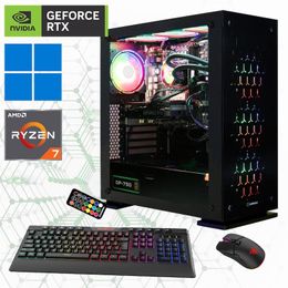 GAMEMAX Gaming-PC »Onyx II 7181« DDR5, PCIe SSD Gen4, Windows 11 schwarz Microsoft Windows 11 Home (64 Bit): Modernes und sicheres Betriebssystem...