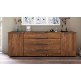 borchardt Möbel BORCHARDT MÖBEL Sideboard »Tom« Breite 200 cm eichefarben vintage