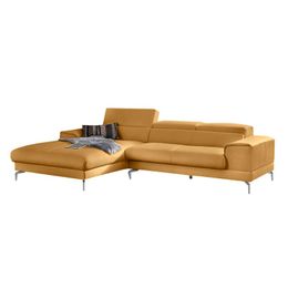 W.Schillig Ecksofa »piedroo, Designsofa mit tollem Sitzkomfort, bequem und elegant, L-Form« Kopfteilverstellung, wahlweise mit...