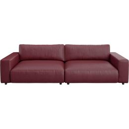 Musterring Big-Sofa »LUCIA« in vielen Qualitäten und 4 unterschiedlichen Nähten, 2, 5-Sitzer cherry PURO