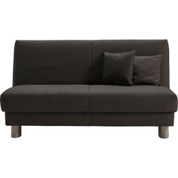 ell+ell ELL + ELL Schlafsofa »Enny« Liegefläche Breite 155 cm, Liegehöhe 45 cm, Füße alufarben dunkelgrau
