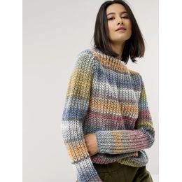 Walbusch Grobstrick-Pullover Farbverlauf