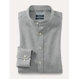 Walbusch Flanell Stehkragen-Hemd