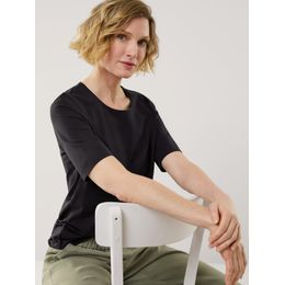 Walbusch Baumwoll-Basic-Shirt Halbarm