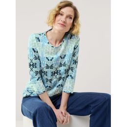 Walbusch Baumwollshirt Art deco