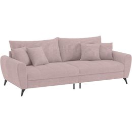 MR. COUCH Big-Sofa »Blackburn II« Wahlweise mit Kaltschaumpolsterung bis 140 kg belastbar Stripes 8626 flamingo
