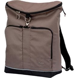 Hartan Wickelrucksack »Space bag« mit Thermofach; Made in Germany toffee