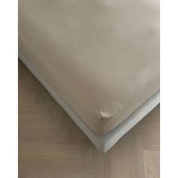Kayori Spannbettlaken &raquo;Emma&laquo; 100% Baumwollsatin Sand Obermaterial: 100% Baumwolle B/L: 180 cm x 220 cm