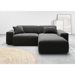 Andas Ecksofa »Glimminge L-Form auch in Breitcord, Feincord + Easy care-Bezug, « Breite 234, Zierkissen anthrazit