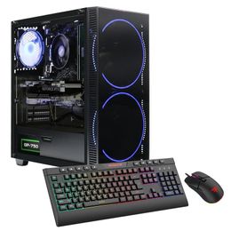 GAMEMAX Gaming-PC »Black Hole 7397« DDR5 RAM, Windows 11 schwarz WLAN AC, ARGB-Beleuchtung Front, 1x PS/2, 1x USB3.2 Gen1 Type-C, 1x USB3.2 Gen2...