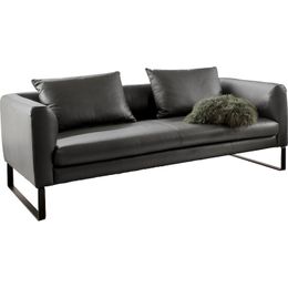 3C CANDY 2, 5-Sitzer »Avola elegantes Leder Sofa mit tollem Sitzkomfort, bequem« tolle Details und hochwertige Verarbeitung fango