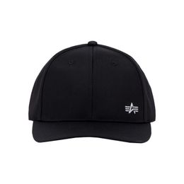 Alpha Industries Baseball Cap »Metal Label Cap« black/metalsilver