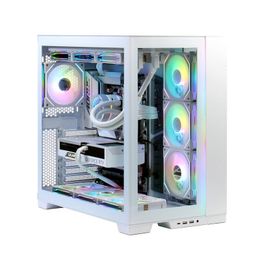 Hyrican Gaming-PC &raquo;Pure White 7355&laquo; DDR5 RAM; PCIe Gen4; Windows 11 wei&szlig; WLAN AX 802.11a/b/g/n/ac/ax (Wi-Fi 6E) & Bluetooth 5.3, Netzteil 1000...