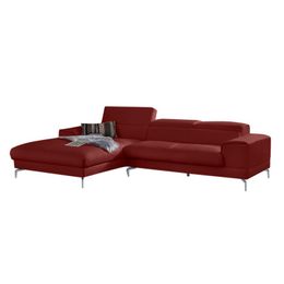 W.Schillig Ecksofa »piedroo, Designsofa mit tollem Sitzkomfort, bequem und elegant, L-Form« Kopfteilverstellung, wahlweise mit...