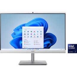 Acer All-in-One PC »Aspire C24-195ES« Weiß/Silber 1x USB 2.0, 3x USB 3.2 Gen 2 Typ A, 1x USB 3.2 Gen 2 Typ C, 1x HDMI