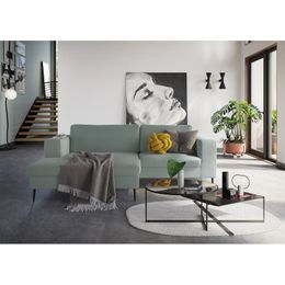 DOMO collection Ecksofa »Modica kompakt und elegant, Breite 244, L-Form« moderne Optik mit extrabreiter Recamiere, auch in Cord türkis