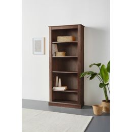 Home Affaire B&uuml;cherregal &raquo;Liotta&laquo; mit 4 verstellbare Einlegeb&ouml;den, aus massivem Kiefernholz braun Home Affaire &ndash; Landhausm&ouml;bel von vintage bis modern