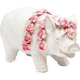 KARE DESIGN Dekofigur »Deko Figur Hawaii Pig 15cm« weiß