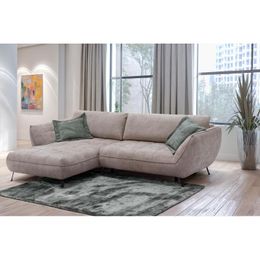 exxpo - SOFA FASHION Ecksofa »Samoa, bequem und modern, mit Easy-Lift-Bettfunktion, L-Form« Ecksofa Samoa, inkl. Bettfunktion, Bettkasten und...