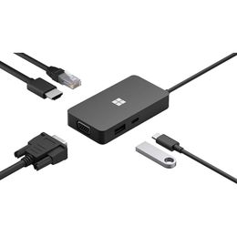 Microsoft Tablet-Dockingstation »USB-C Travel Hub« schwarz
