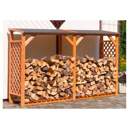 Promadino Kaminholzregal-Erweiterung &raquo;Speyer&laquo; braun Holzwerkstoff