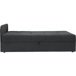 Alina Schlafsofa &raquo;Marla&laquo; inkl. Stauraum, Armlehne wahlweise links ode rechts grau Chenille EQE (100% Polyester)