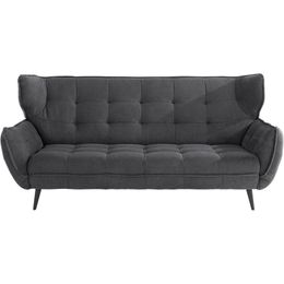 LEONIQUE 3-Sitzer »Ariana« Big-Sofa bzw. stylischer Hochlehner charcoal 0
