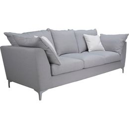 LEONIQUE 3-Sitzer »Aspen« 3Sitzer Sofa "Aspen", modern, grau, Stoff "Magic Merlin", pflegeleicht hellgrau