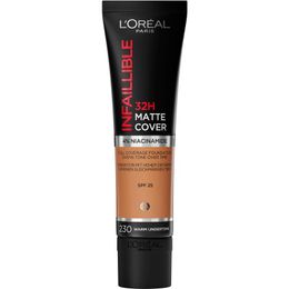 L'ORÉAL PARIS Foundation »Infaillible 32H Matte Cover« mit langanhaltender Formel 230 Warm Undertone Foundation von L'Oréal Paris