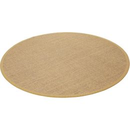 WECON HOME BASICS Sisalteppich &raquo;Ansgar&laquo; rund 6 mm H&ouml;he beige Obermaterial: 100% Sisal B : 160 cm &Oslash; 160 cm 1 Stk.