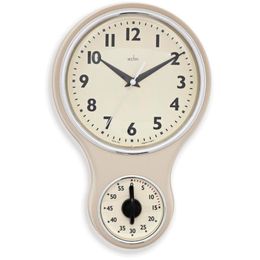 CHRISTOFFEL Wanduhr »Wanduhr Acctim« beige