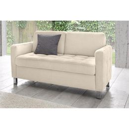 Sit & More sit&more 2-Sitzer &raquo;Pablo&laquo; beige Luxus-Microfaser ALTARA NUBUCK (100% Polyester) / Struktur (100% Polypropylen);Luxus-Microfaser ALTARA NUBUCK (100% 
