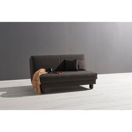 ell+ell ELL + ELL Schlafsofa »Enny« Breite 180 cm, Liegehöhe 40 cm, Füße schwarz dunkelgrau