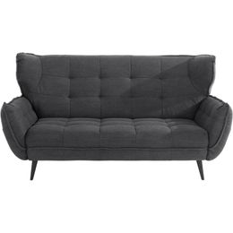 LEONIQUE 2-Sitzer »Ariana« Big-Sofa bzw. stylischer Hochlehner dark grey