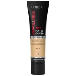 L'ORÉAL PARIS Foundation »Infaillible 32H Matte Cover« mit langanhaltender Formel 200 Sable Dore/Golden Sand Foundation von L'Oréal Paris