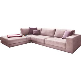 3C CANDY Ecksofa »Enisa II L-Form« bestehend aus Modulen, daher auch individuell aufstellbarbar Rosenholz Korpus/Basismaterial: 100% Polyester....