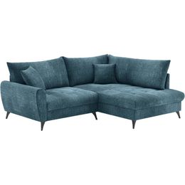 MR. COUCH Ecksofa »Blackburn II, L-Form« Mit Kaltschaumpolsterung bis 140 kg belastbar Dolce 13 ocean